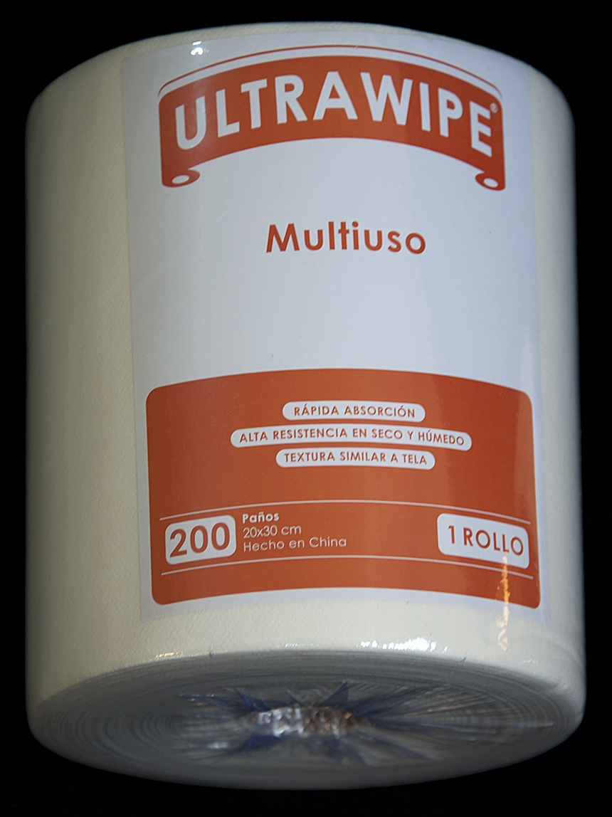 PAÑO REUTILIZABLE ULTRAWIPE ROLLO 200 CORTES DE 20X30 CM ...