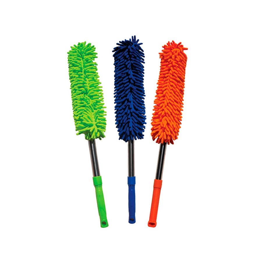 PLumero de microfibra tipo shaggy mango de metal pack de 3 unidades ...